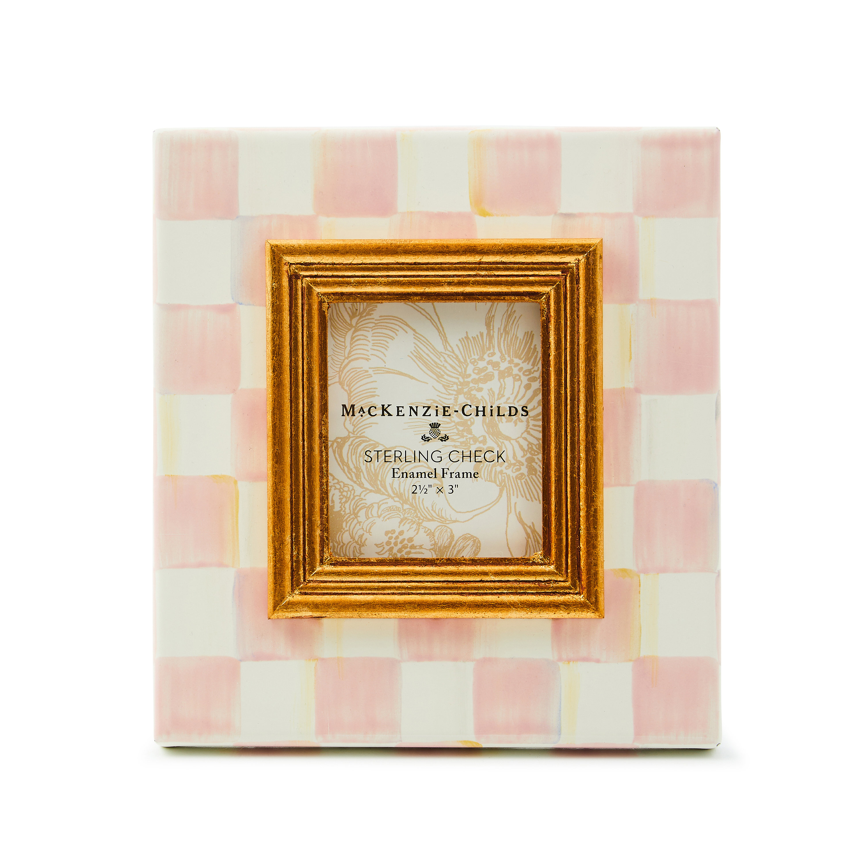 MacKenzie-Childs Rosy Check Frame | Wayfair