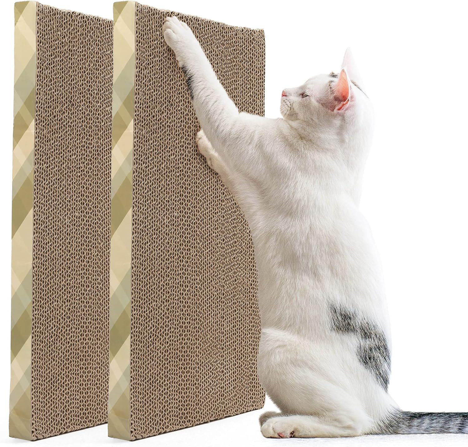 Archie & Oscar™ Wide Cat Scratcher Cardboard, 2 Pack, Cat Scratching ...