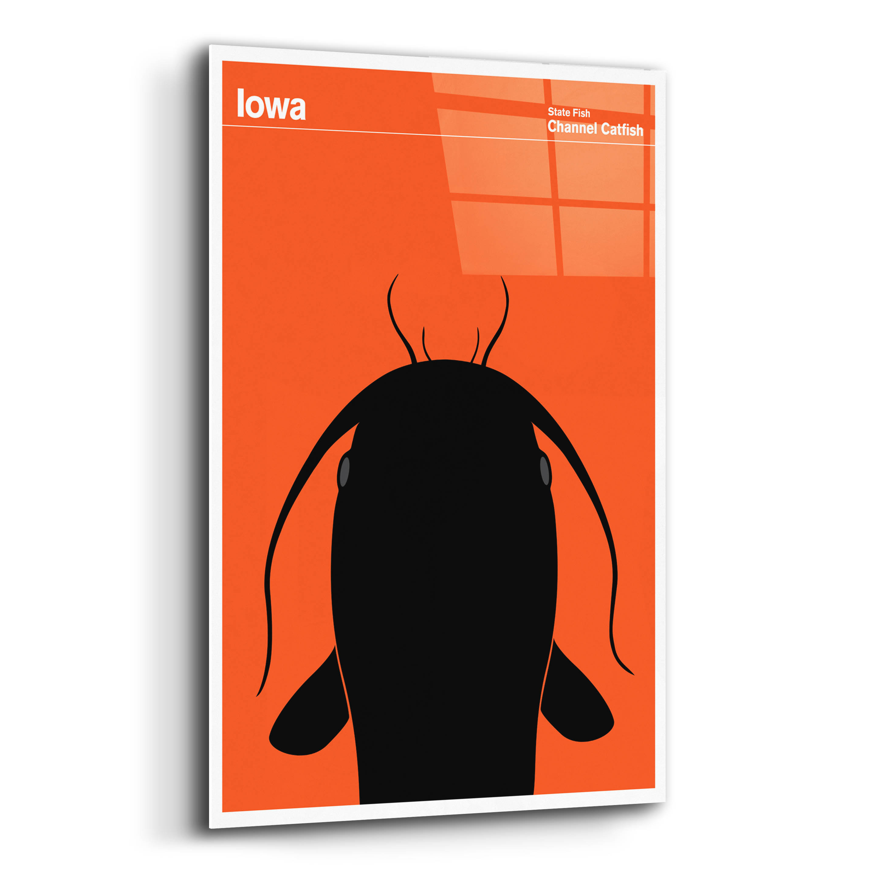 Beachcrest Home™ " State Posters IA " by Print Collection | Wayfair