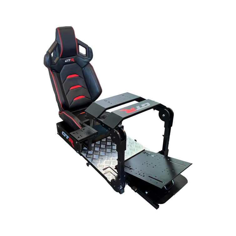 GTR Simulator Adjustable Reclining Ergonomic PC & Racing Game Chair ...