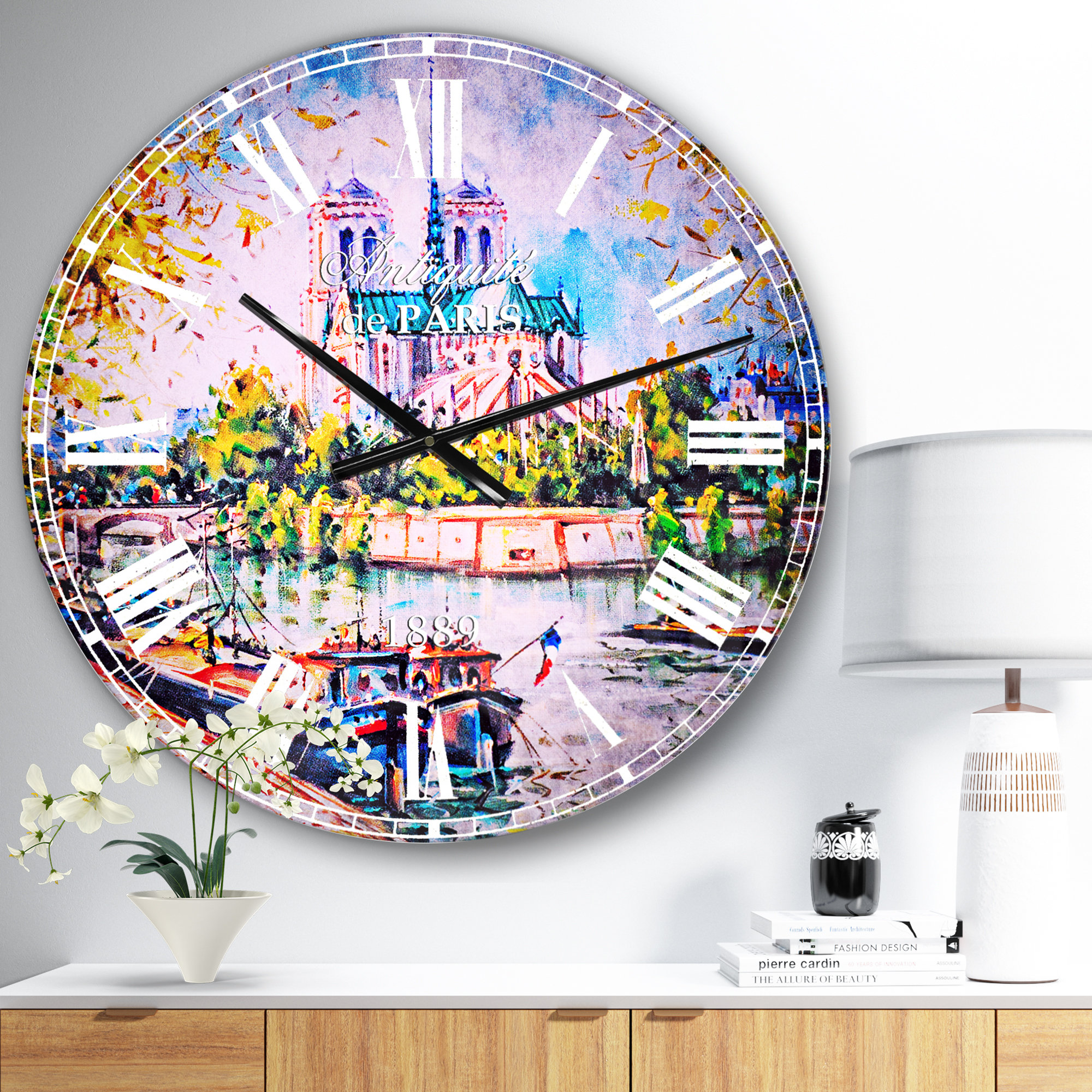 The Twillery Co.® Swigart Oversized Farmhouse Landscape Notre Dame ...