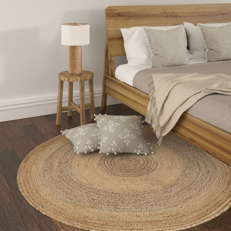 Breakwater Bay Gilbrae Beige/Gray Striped Modern Farmhouse Handmade ...