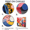 Wrought Studio™ Bubbling Colorfields Retro Primary Colors - Fractal ...