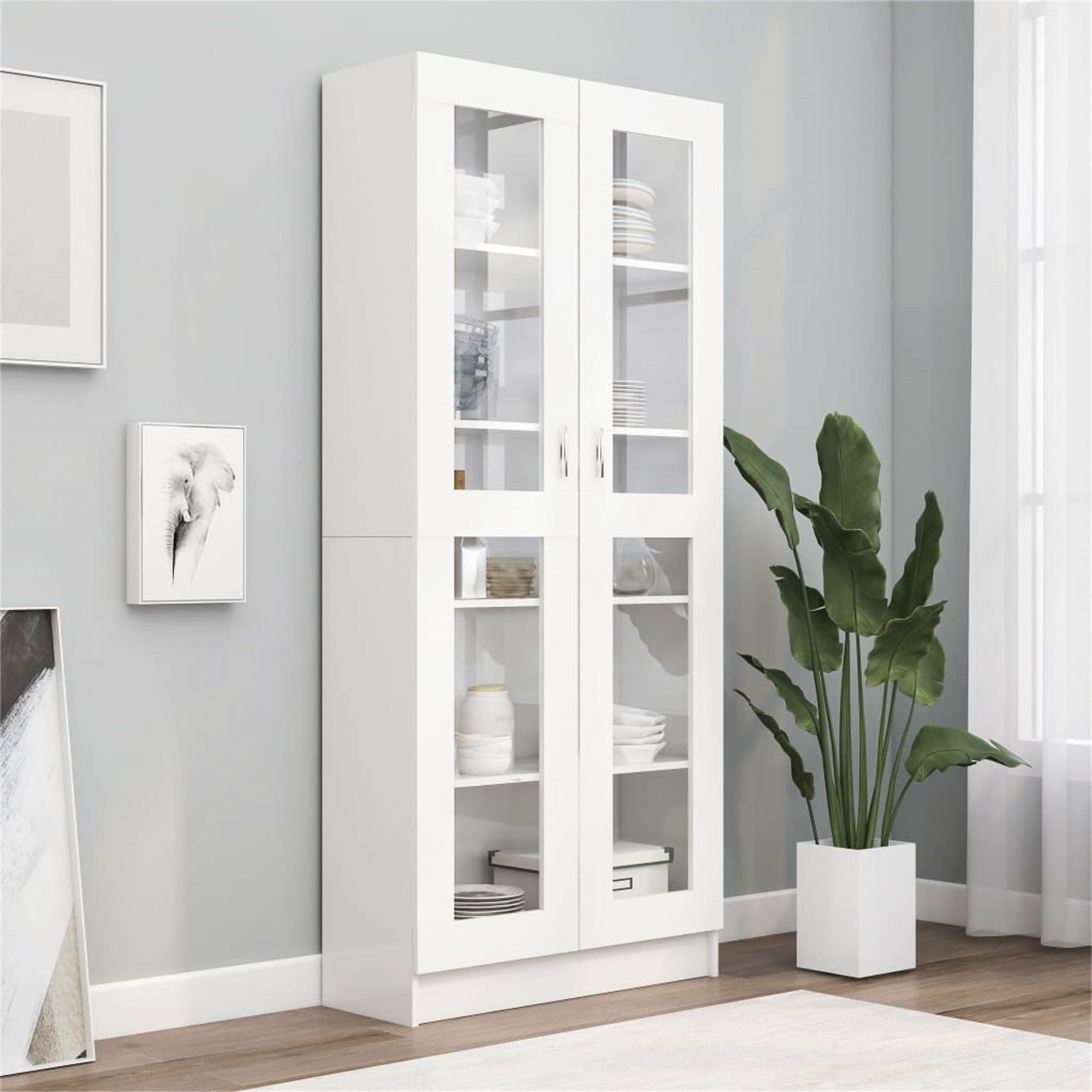 Ebern Designs Eunike Display Cabinet | Wayfair.co.uk