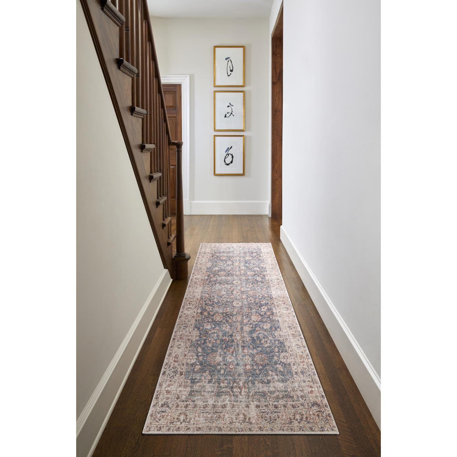 Becki Owens x Livabliss Marlene Vintage Blue/Tan Area Rug & Reviews ...