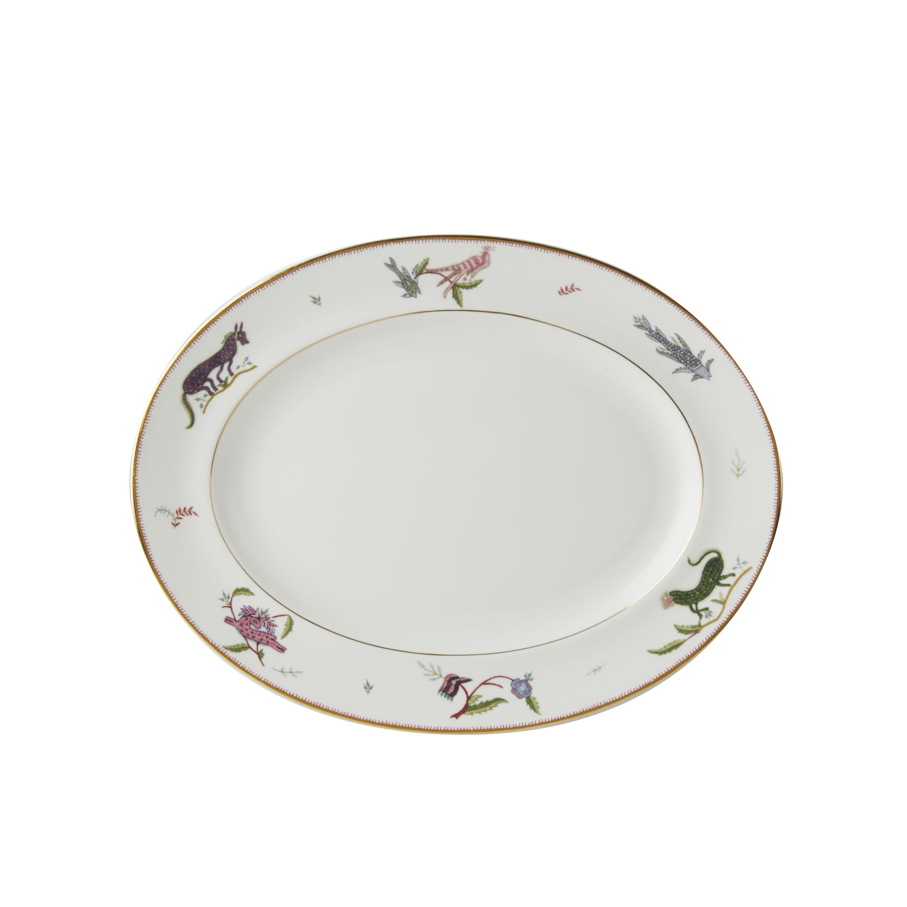 Wedgwood Kit Kemp Mythical Creatures Bone China Platter | Perigold