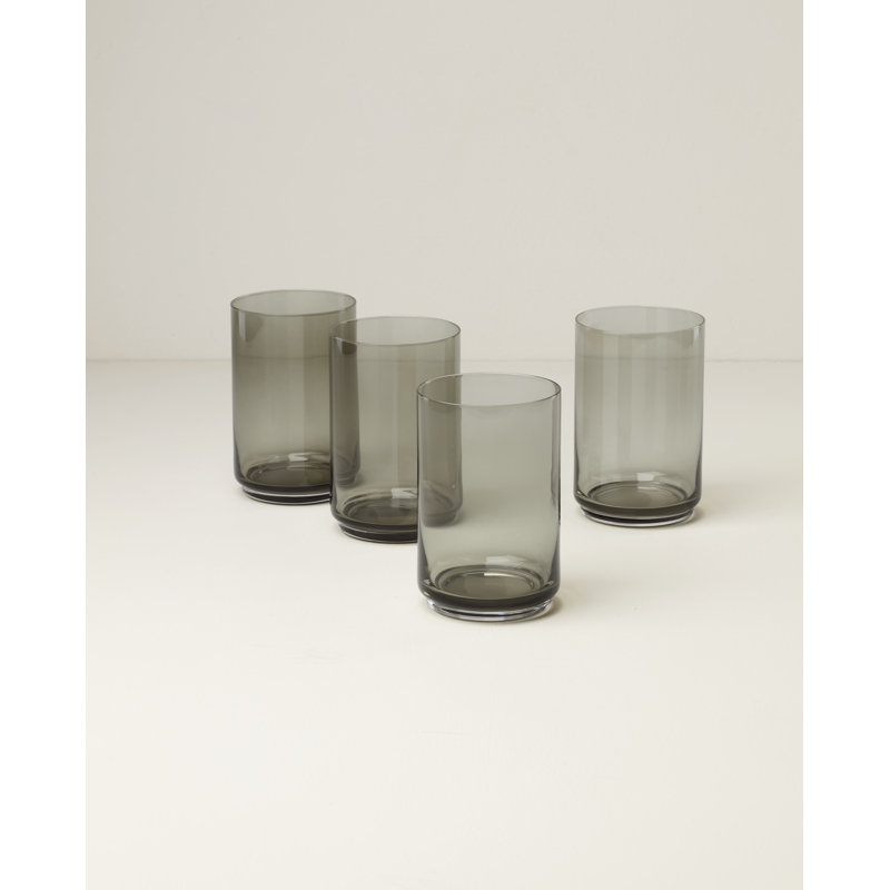 Lenox Tuscany Stackable Coolers, Set of 4, Amber | Wayfair