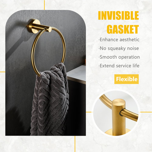 Wayfair | Gold Bathroom Hardware Sets You'll Love in 2024