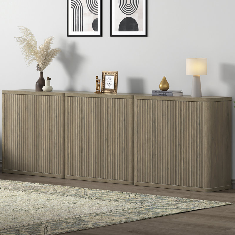 Latitude Run® Cesiro 34.6'' Wide Buffet Sideboard With Adjustable ...