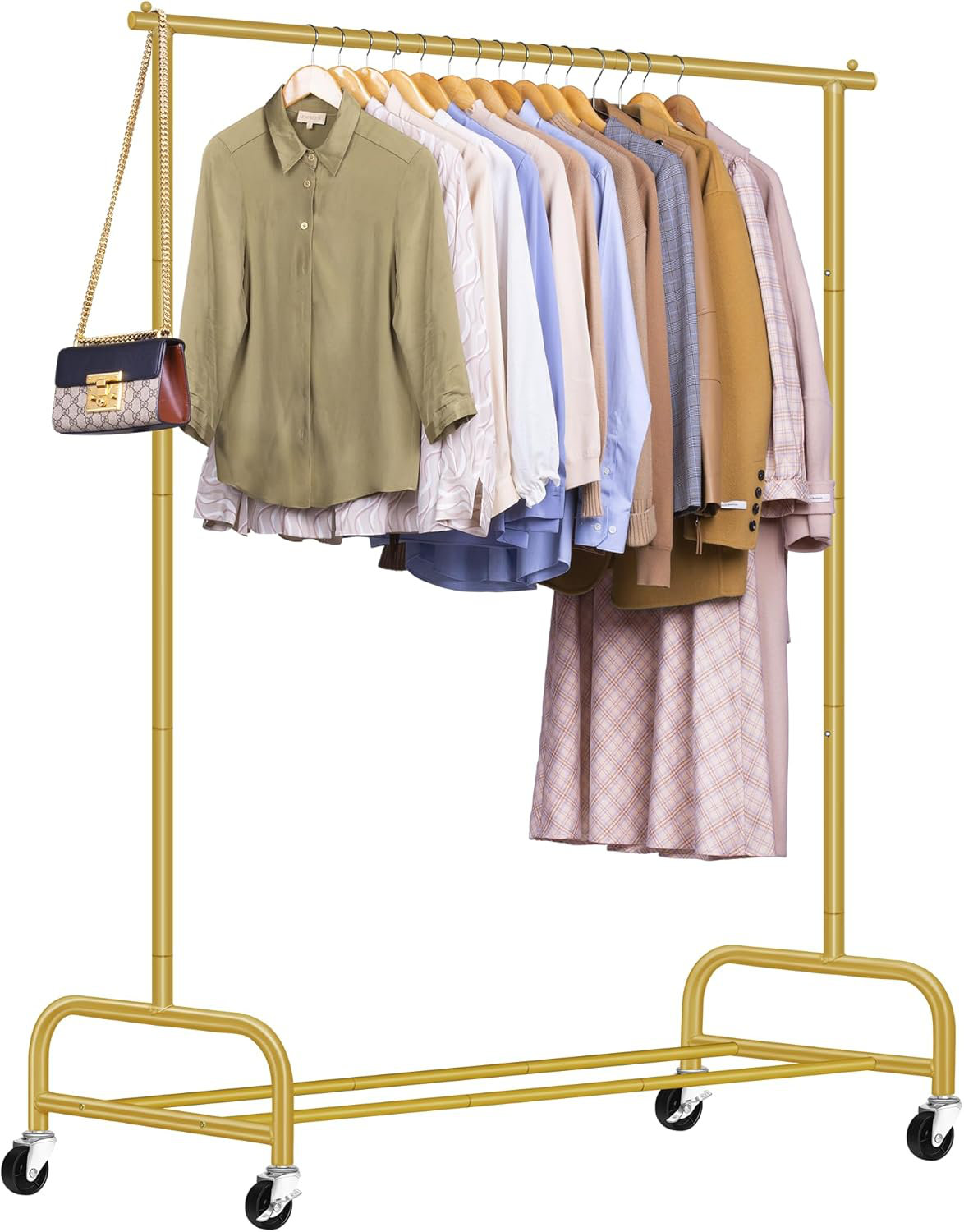 Ebern Designs Heavy Duty Clothes Racks For Hanging Clothing Rack, 43 ...