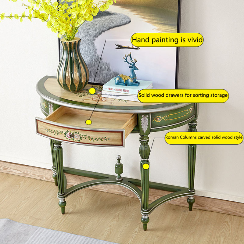 The Invincibles home Hand-painted Console Table | Wayfair