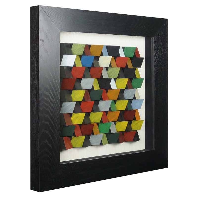 Corrigan Studio® Edges 3D Geometric Shadow Box Wall Décor | Wayfair