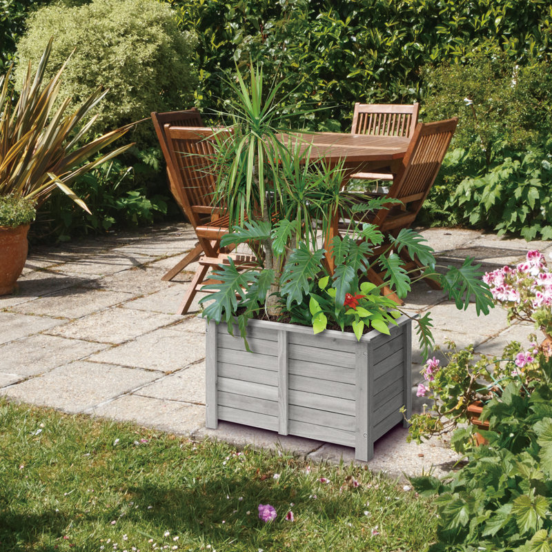 Freeport Park® Humberwood Wood Outdoor Planter Box | Wayfair