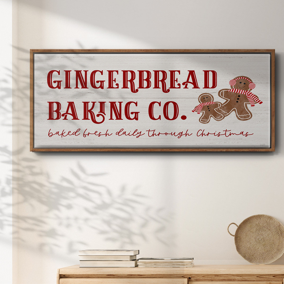 Wexford Home Gingerbread Baking Co- Framed Canvas - Wayfair Canada
