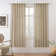 Ebern Designs Janie Linen Blend Semi Sheer Curtain Pair & Reviews | Wayfair