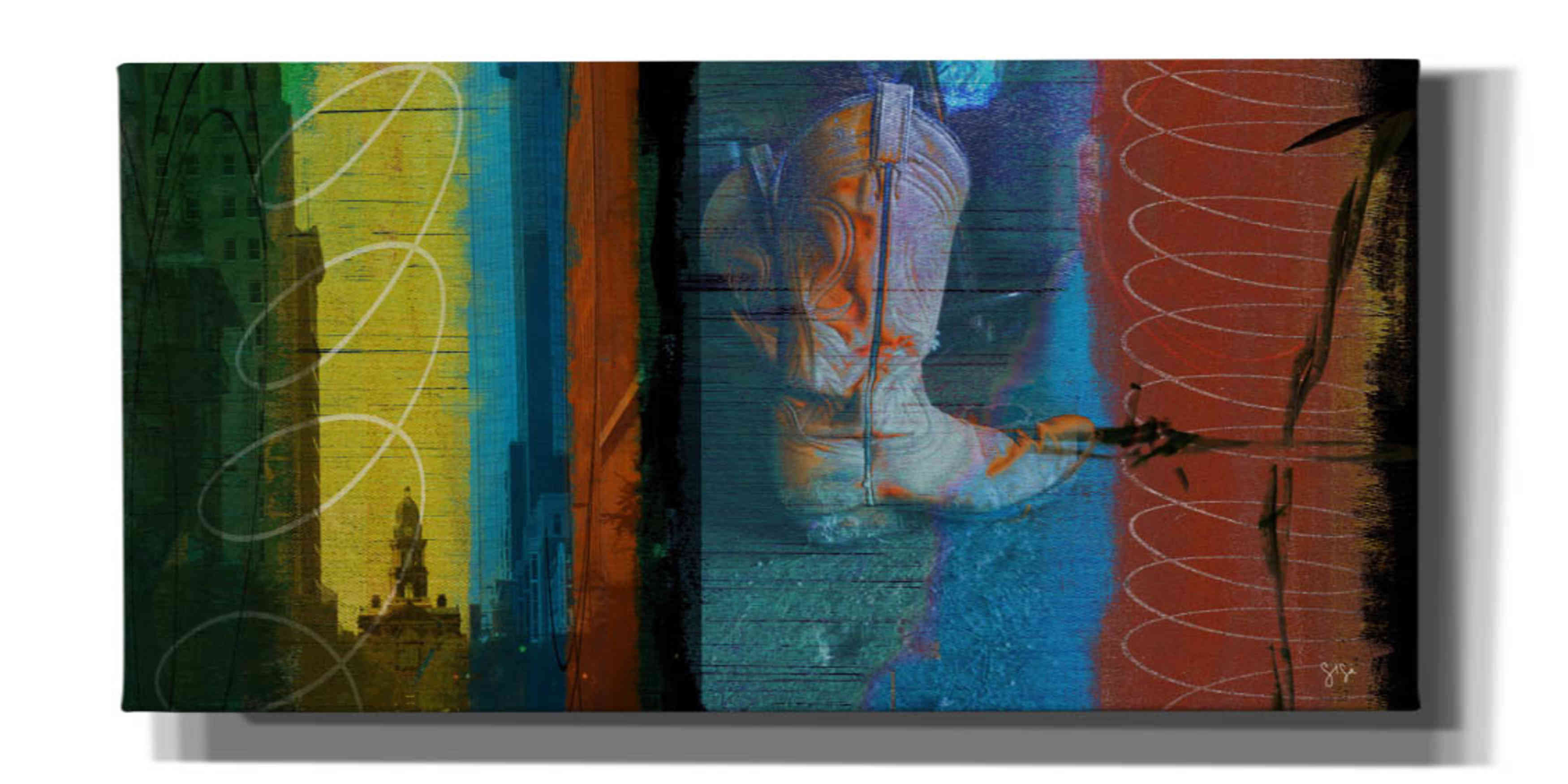 Ivy Bronx 'Boot Collage' By Sisa Jasper Canvas Wall Art | Wayfair