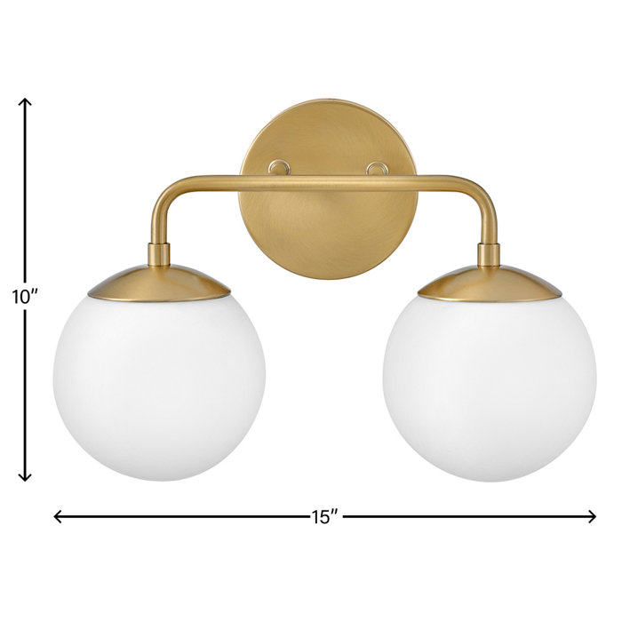 Joss & Main Kobie 2 - Light Dimmable Vanity Light & Reviews | Wayfair