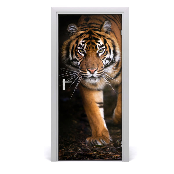 Coloray Tiger Door Decal | Wayfair.ie