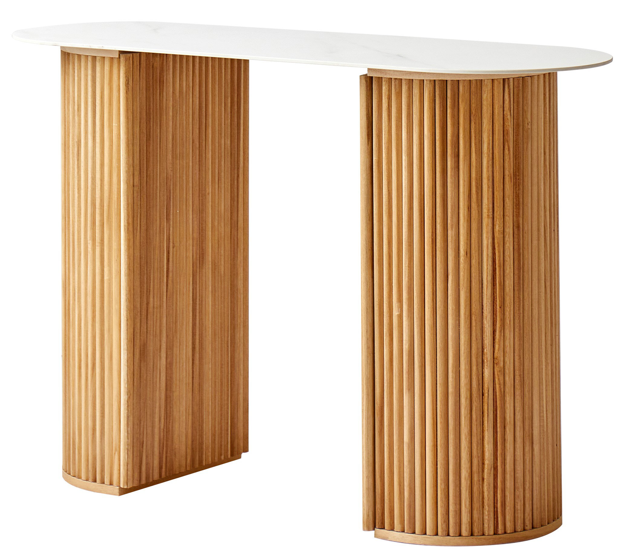 Ivy Bronx Friese Natural Wood Console | Wayfair