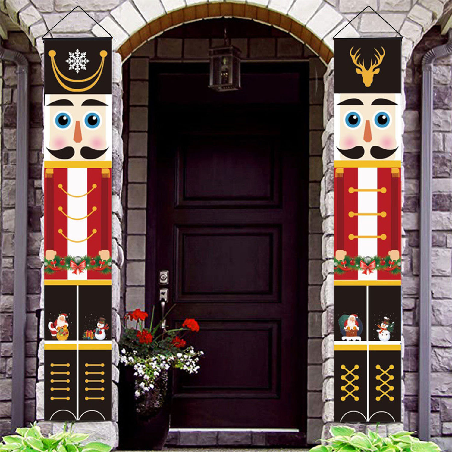 The Holiday Aisle® Life Size Soldier Model Nutcracker Banners For ...