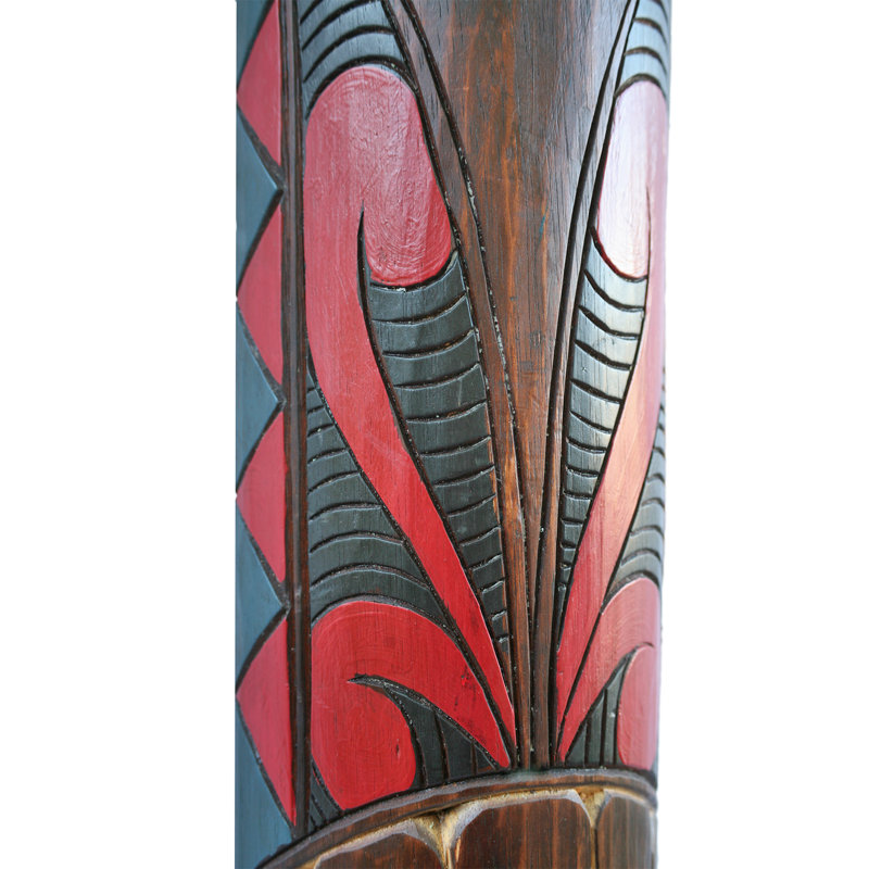 Backyard X-Scapes 40" H Tiki Mask Love Full Body Tropical Wall Decor ...