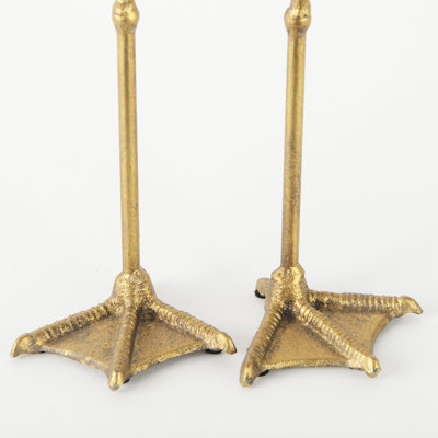 Breakwater Bay Analog Metal Quartz Tabletop Clock in Gold & Reviews ...