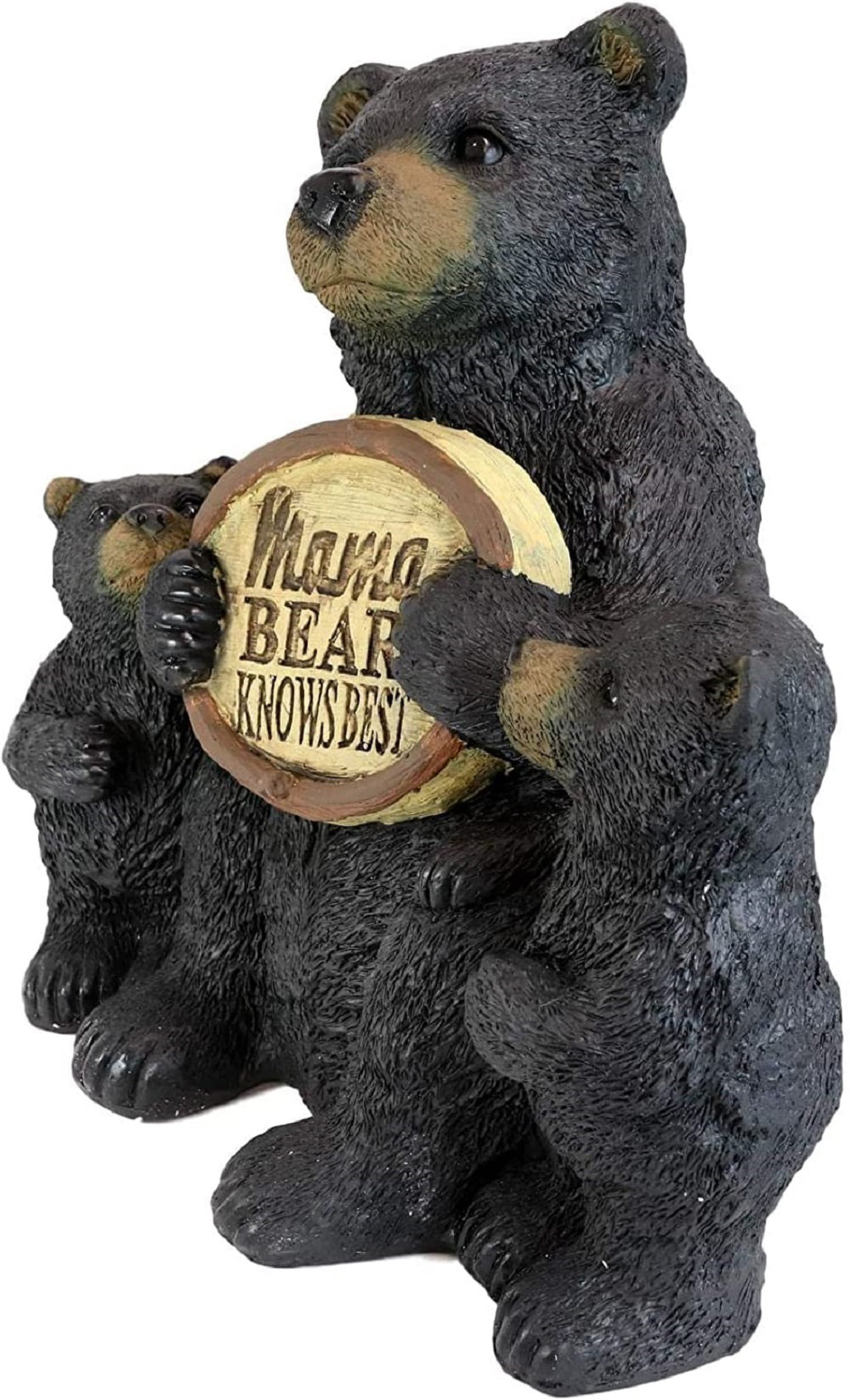 Loon Peak® Loon Peak Large 21" L Whimsical Rustic Forest Mother And 2 ...