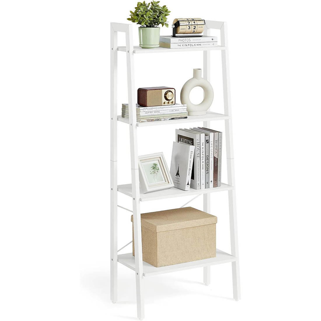 17 Stories Ladder Shelf, 4-Tier Bookshelf - Wayfair Canada