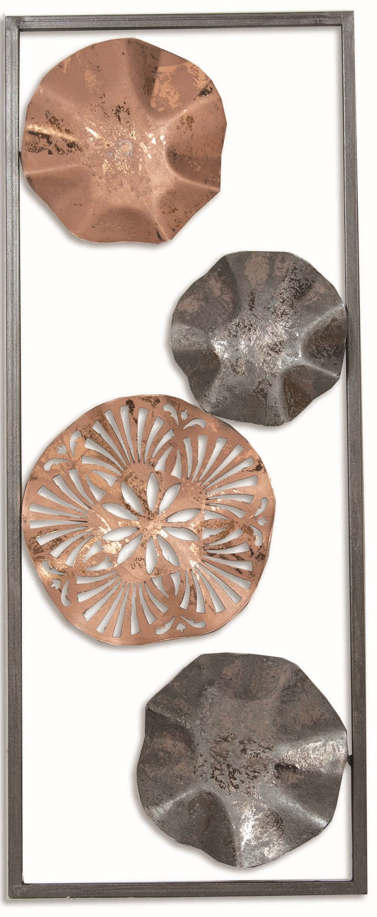 August Grove Multi Colored Metal Abstract Wall Decor | Wayfair