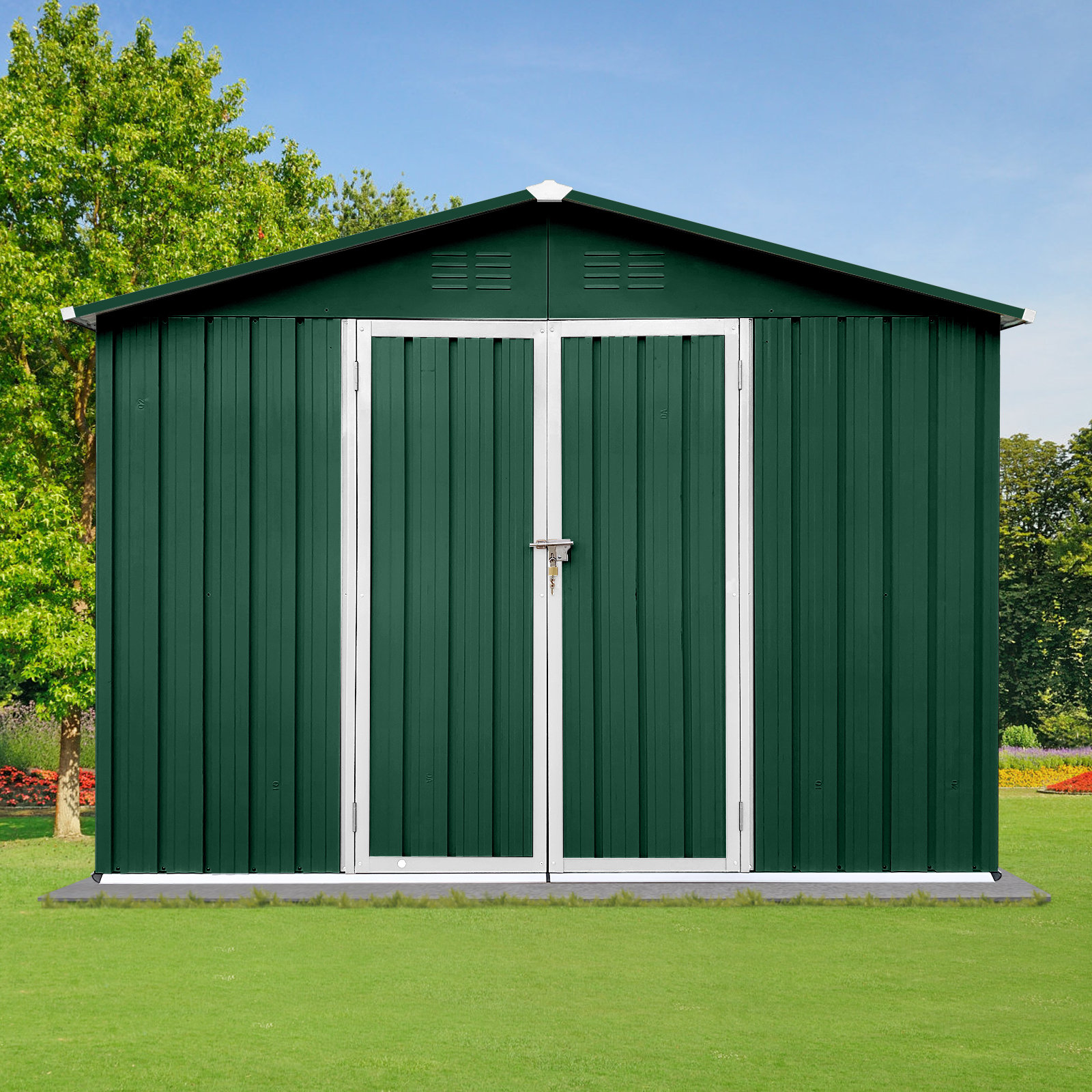 MaMa Metal Garden Sheds Outdoor Storage Sheds | Wayfair
