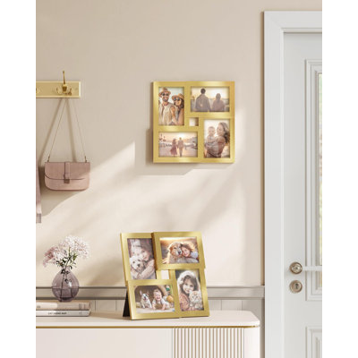 gold poster frames for wall