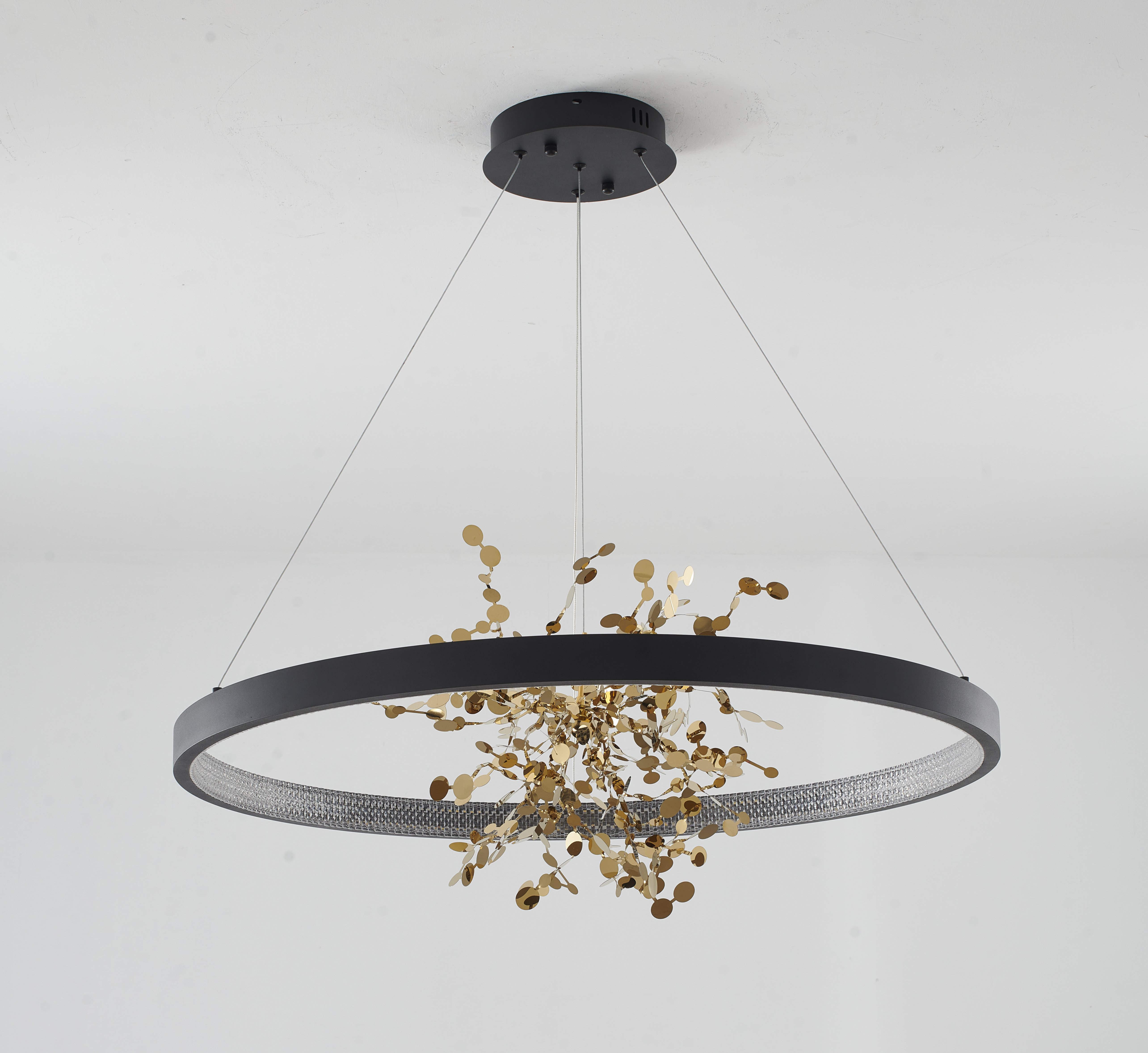Everly Quinn LED Chandelier with Confetti Interior | Wayfair