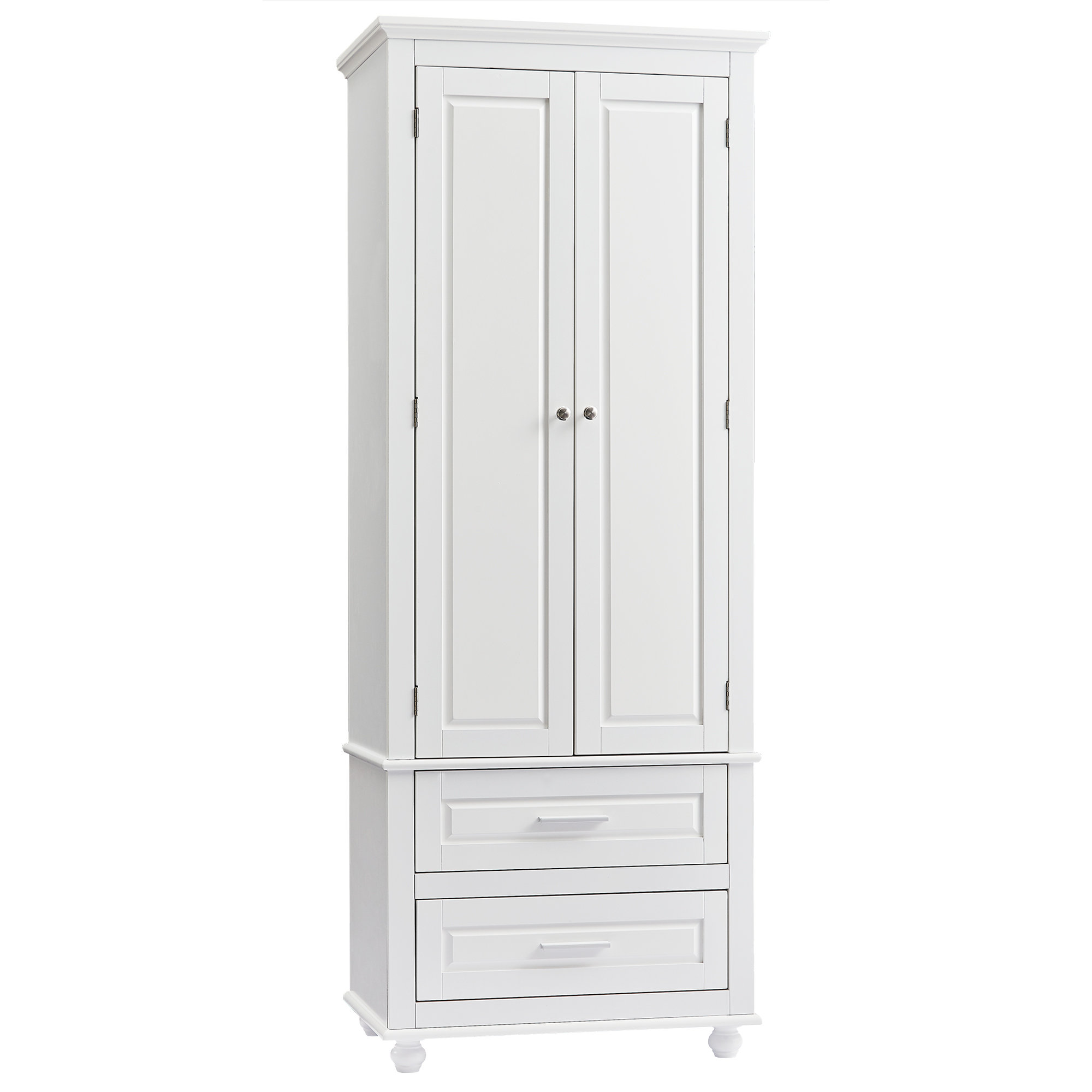Canora Grey Seniya Freestanding Linen Cabinet | Wayfair