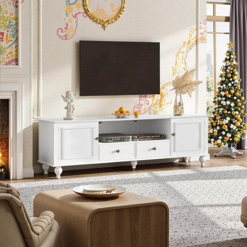 Latitude Run® Vibe Haus 70.9 Inch TV Stand for TVs up to 80 Inches ...