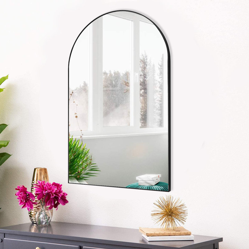 Latitude Run® Arch Metal Wall Mirror & Reviews | Wayfair