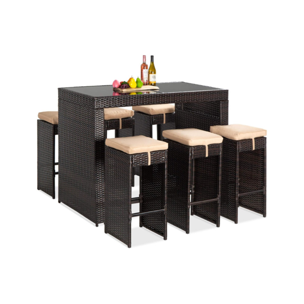 Latitude Run® TABLE TOP BACKYARD BAR SET | Wayfair
