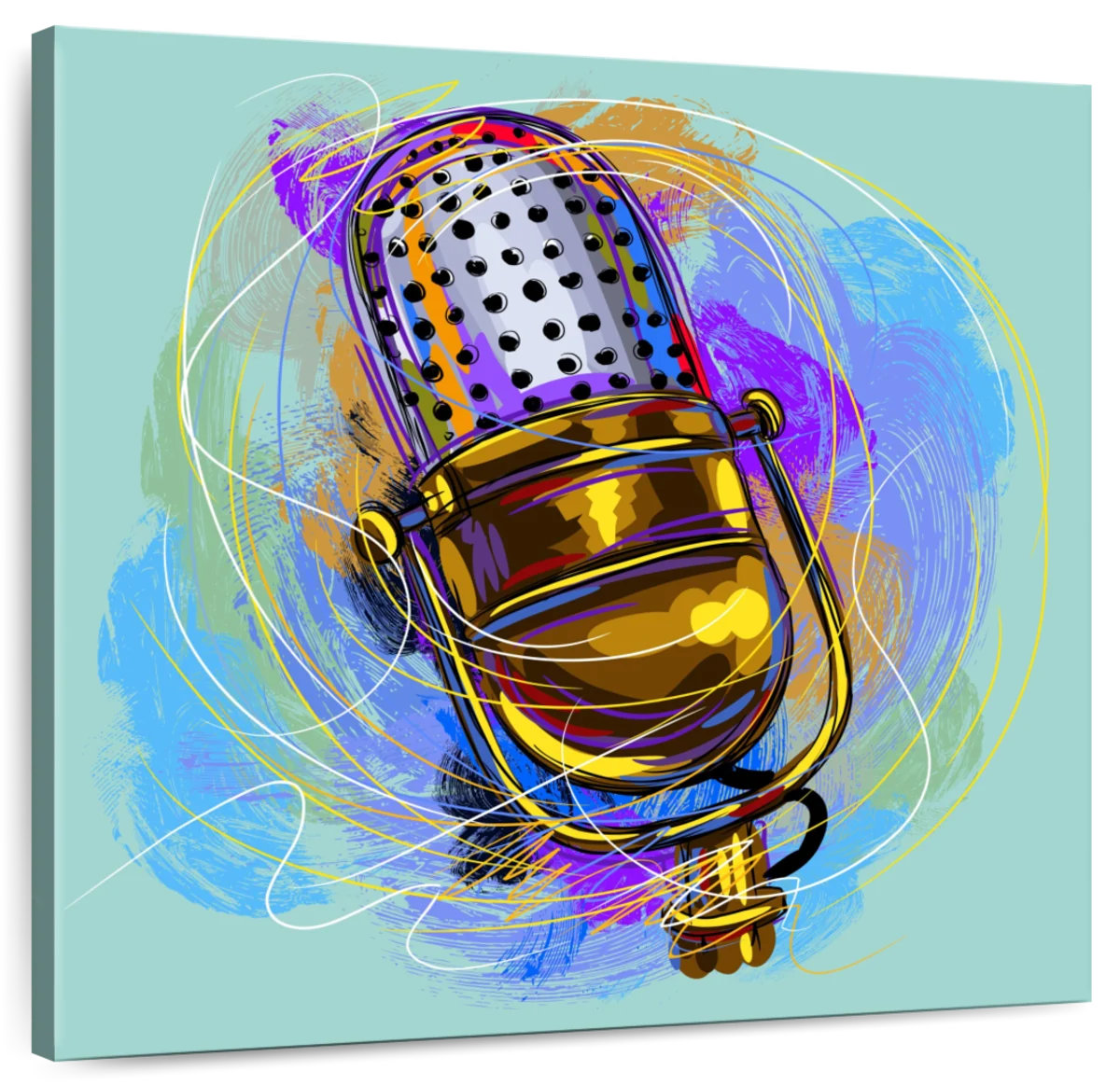Elephant Stock Scribbled Microphone | Wayfair