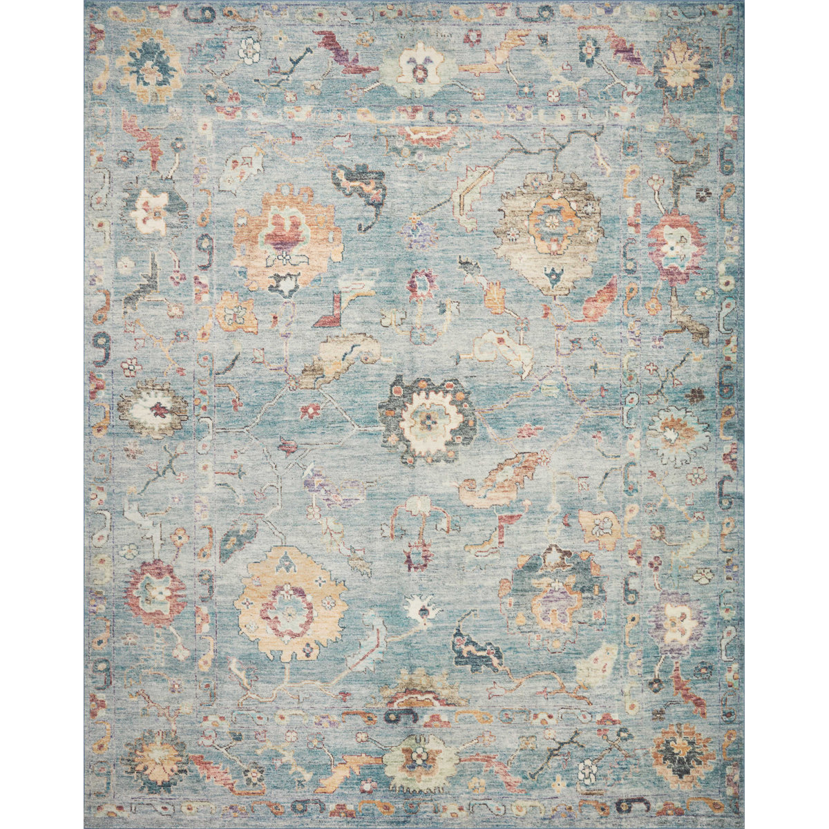Loloi II Loloi Margot Denim/Multi Area Rug feat. CloudPile & Reviews ...