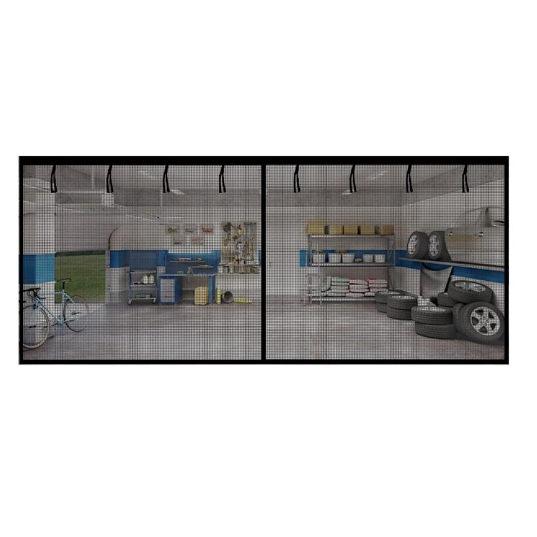 OFFICE FURNITURE 4 LESS Fibreglass Garage Screen Door For 2-Car Garages ...