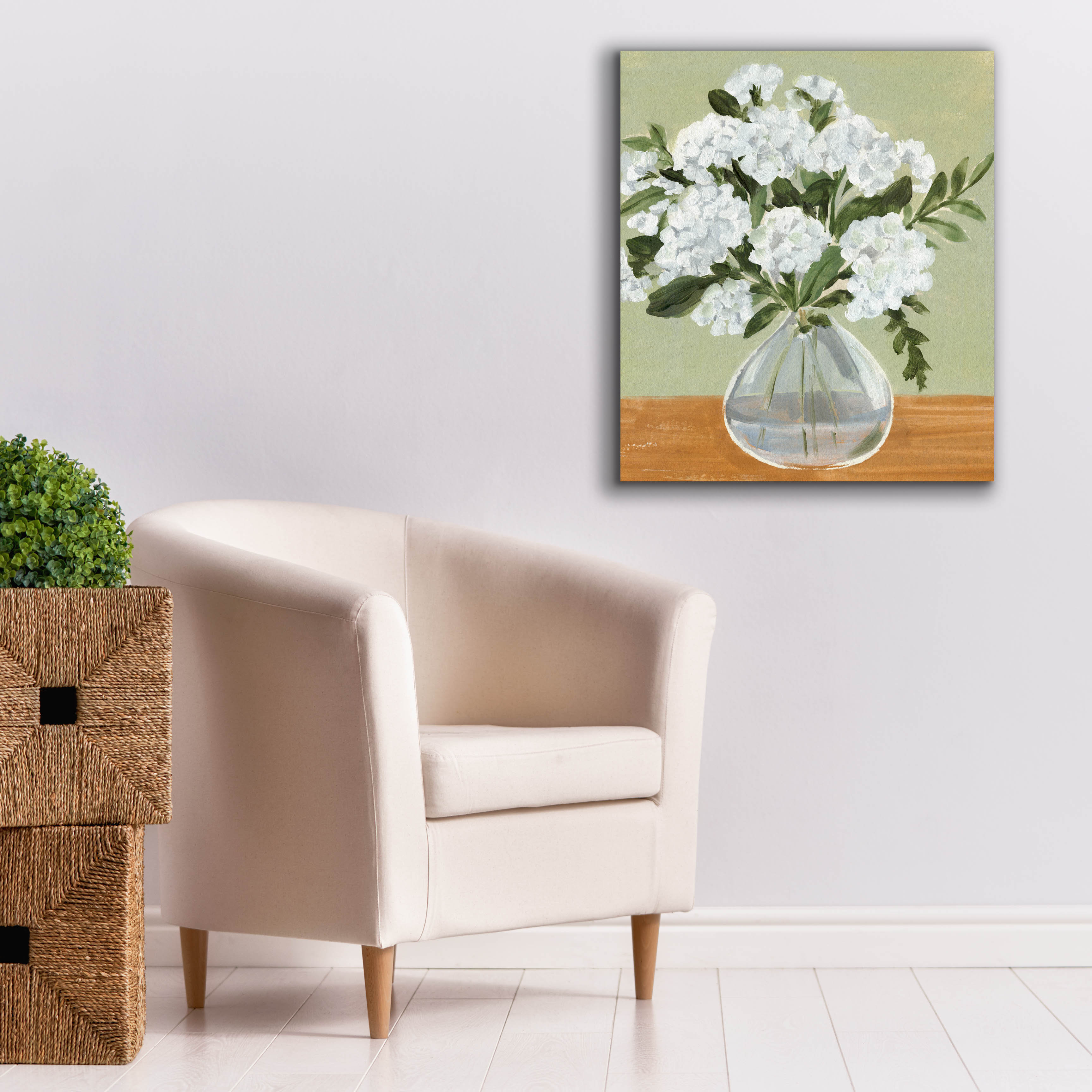 Lark Manor™ 'Vased Viburnum 1' by Annie Warren Canvas Wall Art | Wayfair