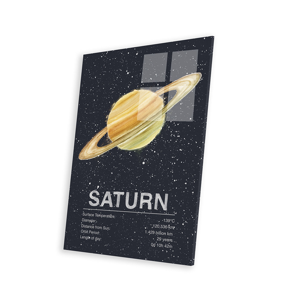 Ebern Designs Saturn Print On Acrylic Glass - Wayfair Canada