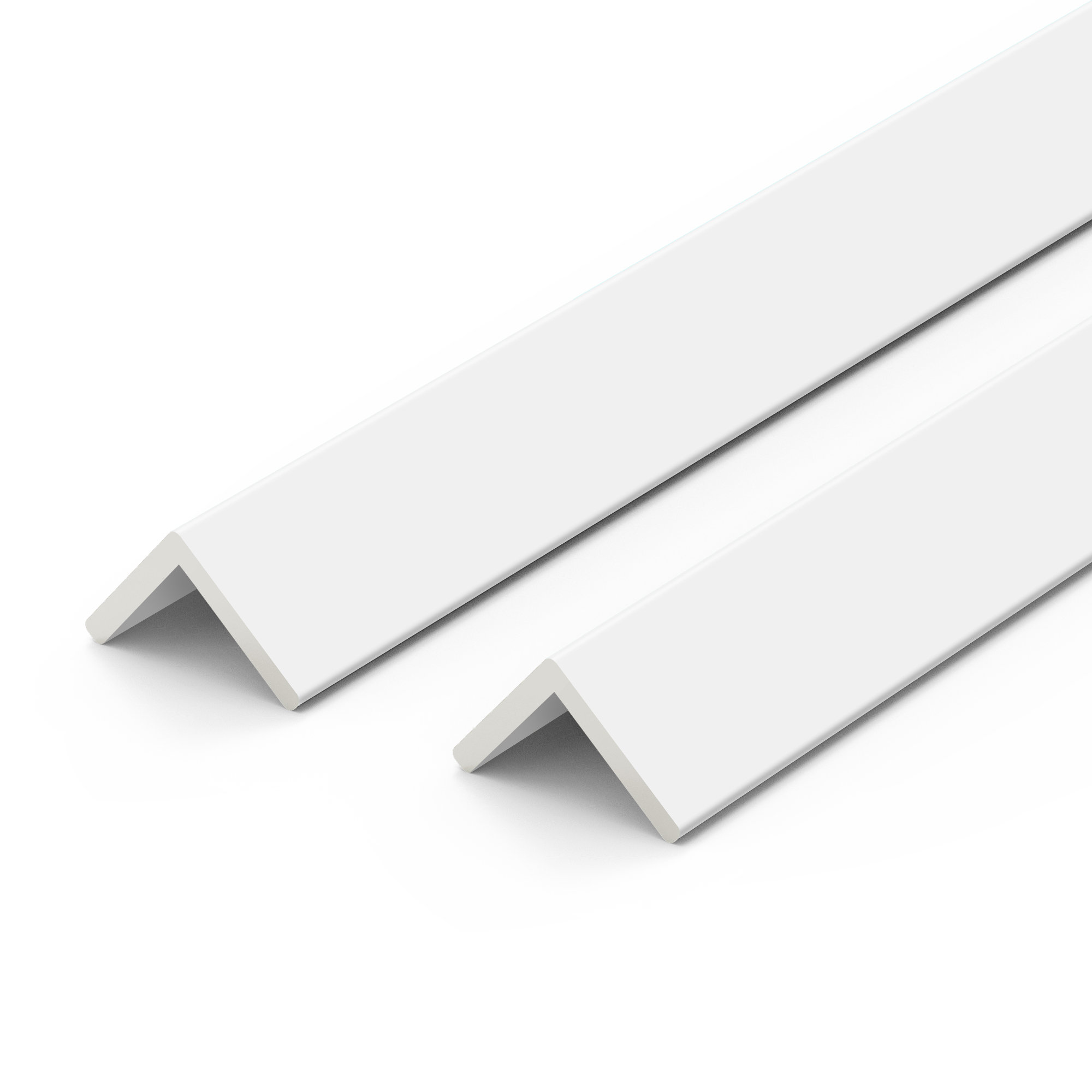 Sunwings 102" X 1" L-shaped Vinyl Wall Corner Edge Trim (Set of 2 ...