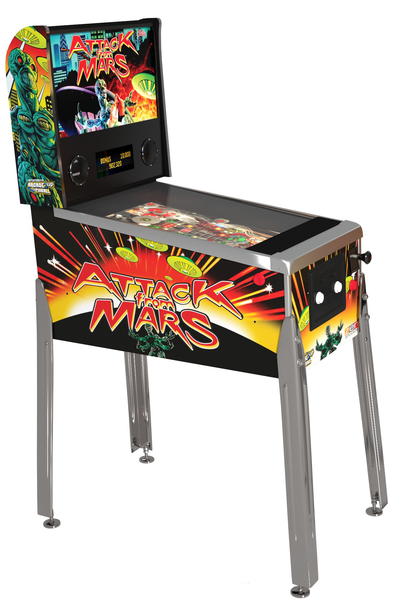 Arcade 1Up Attack From Mars Williams-Bally Pinball Machine - Wayfair Canada