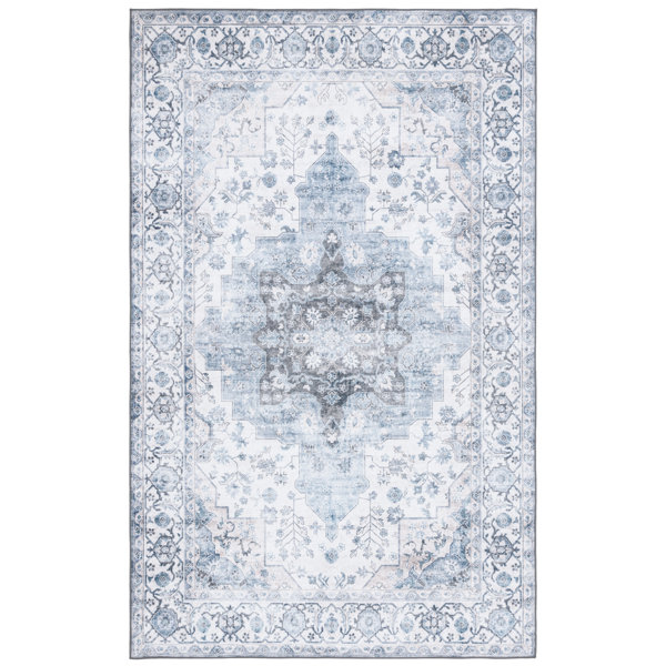 Bungalow Rose Mikali Performance Machine Washable Oriental Rug ...