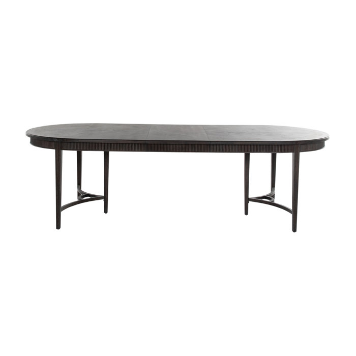 Gabby Whitlock Extendable Oval Solid Wood Dining Table | Wayfair