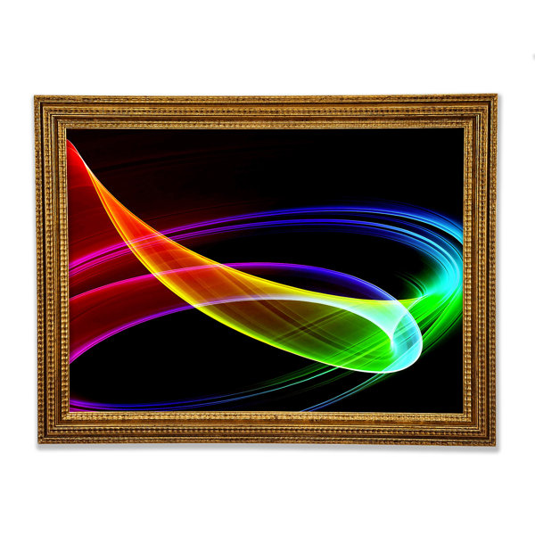 Ivy Bronx Multi Coloured Galaxy Swirl - Single Picture Frame Art Prints ...