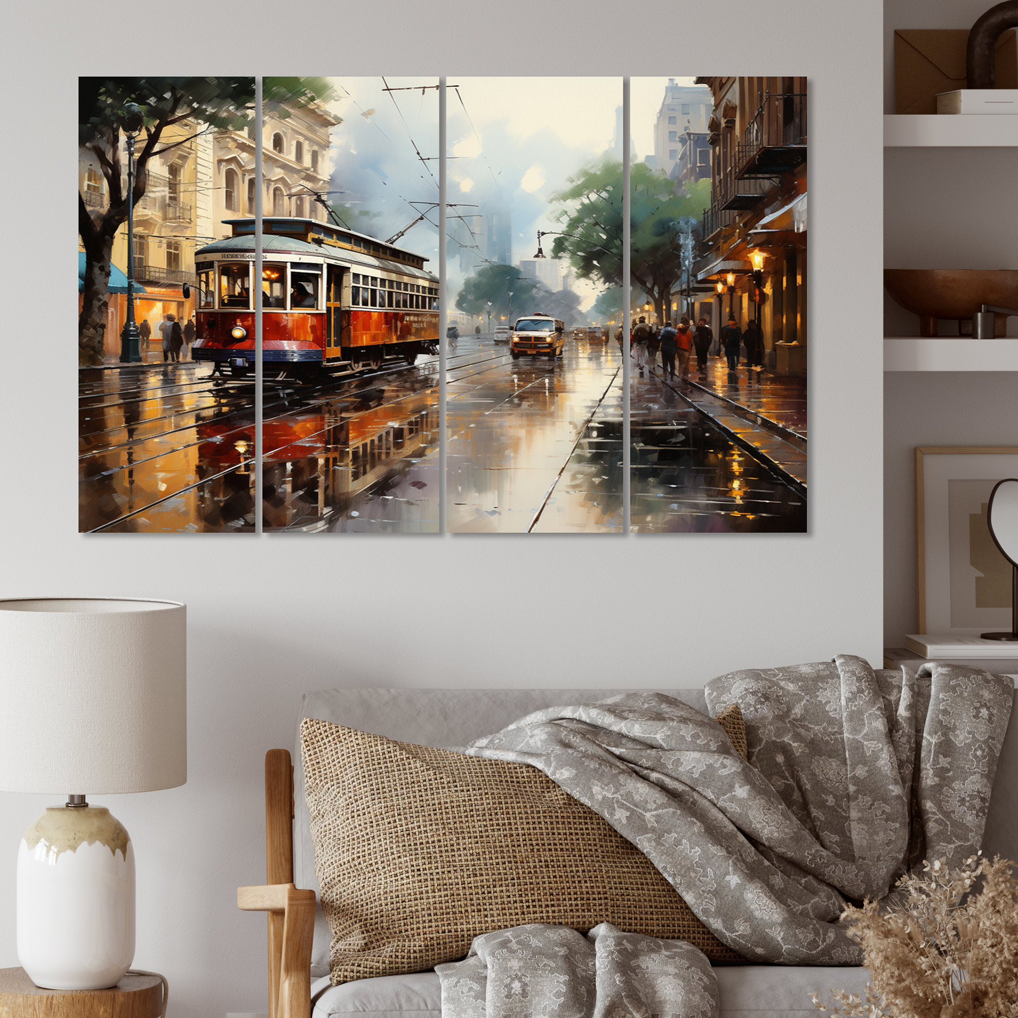 Design Art New Orleans Cityscape Comes Alive At Night II - New Orleans ...