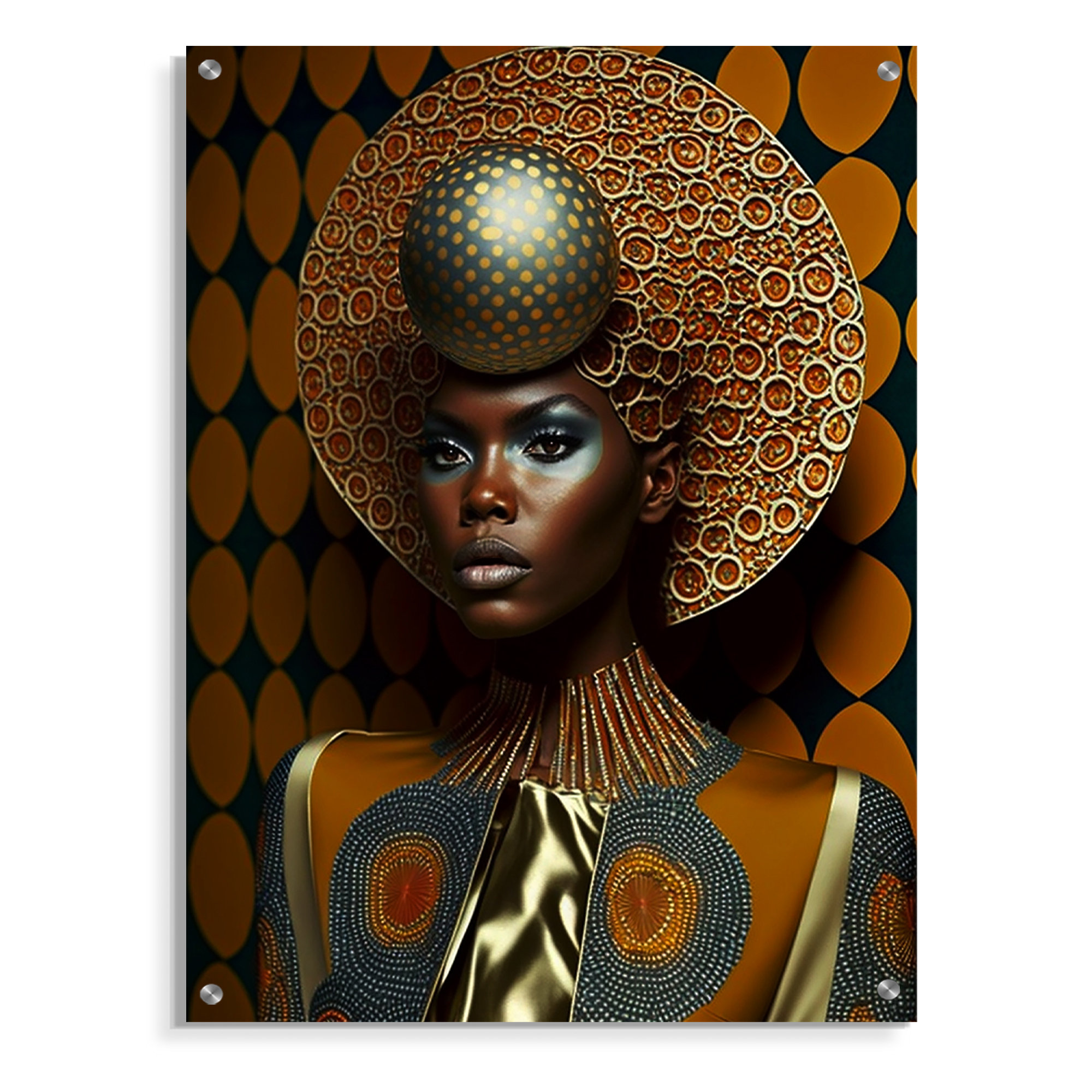 Latitude Run® Exquiste African Woman Design VI - Woman African Acrylic ...