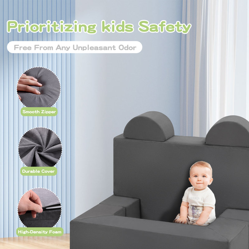 Zoomie Kids Aleris Kids Foam Chair | Wayfair