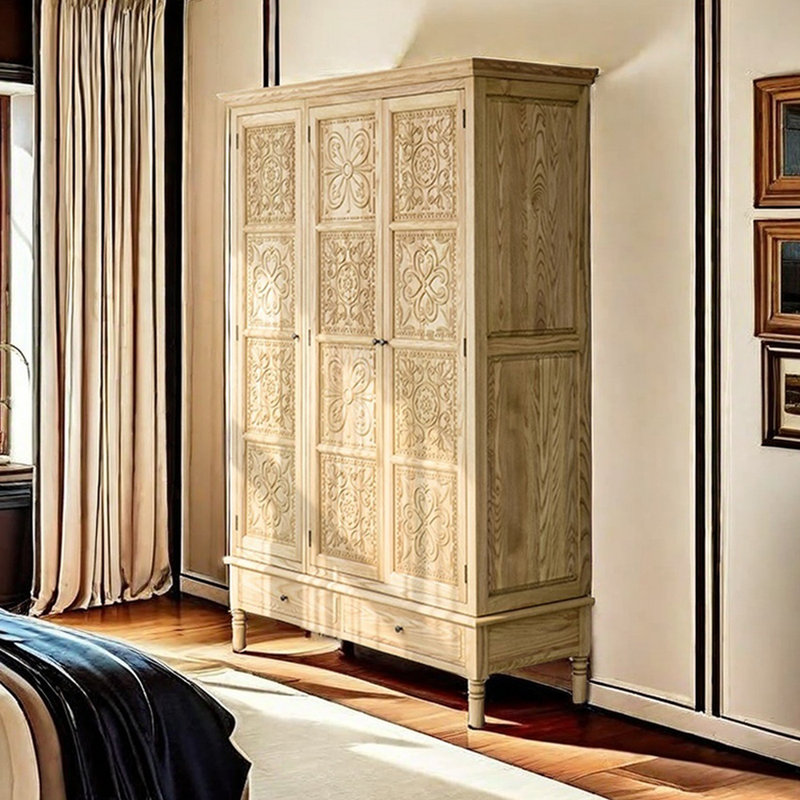 Parttlion American style pastoral retro wardrobe | Wayfair